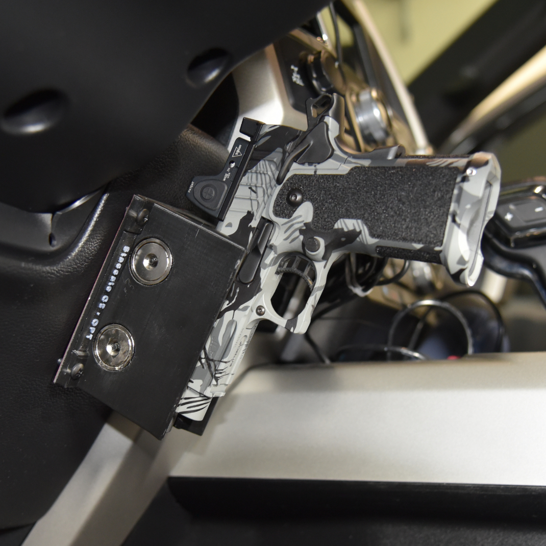 Custom magnetic vehicle gun mount for sale | quickdraw gun mount – At ...